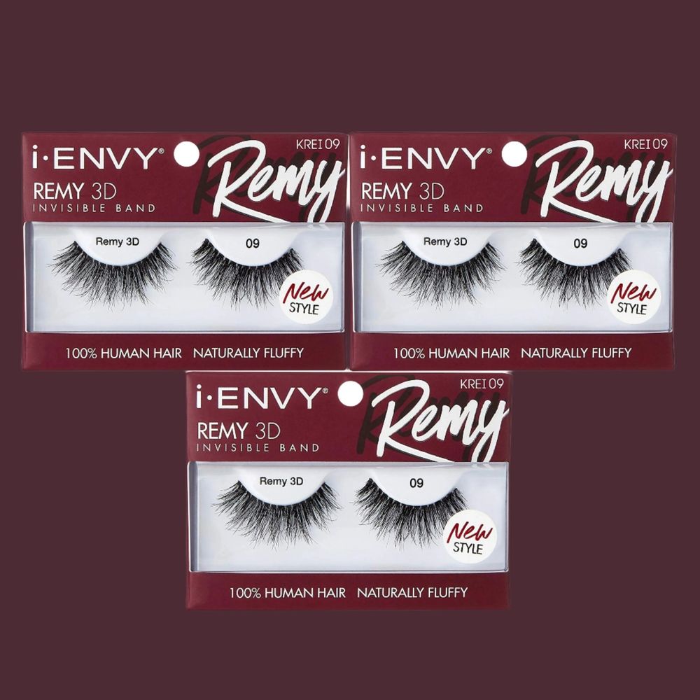 IENVY by KISS Remy 3D Lashes – 100% Human Hair