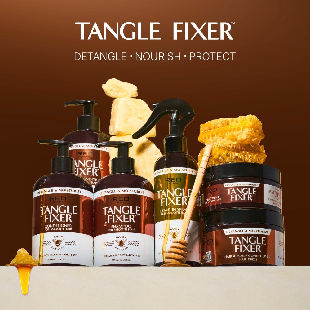 Red by Kiss Tangle Fixer Curly Hair Care Collection