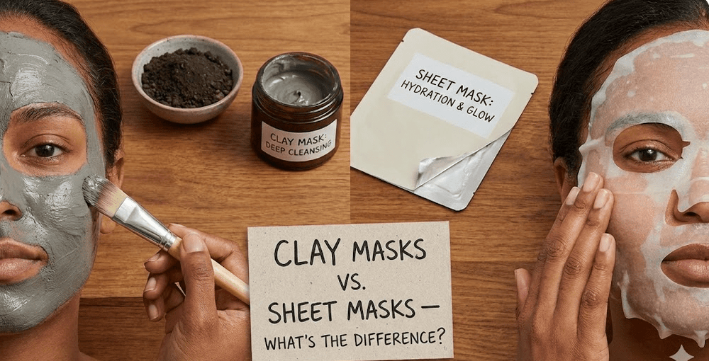 Clay Masks vs. Sheet Masks — What’s the Difference?