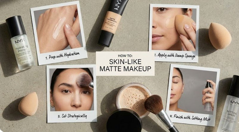 How to Make Matte Makeup Look Skin-Like