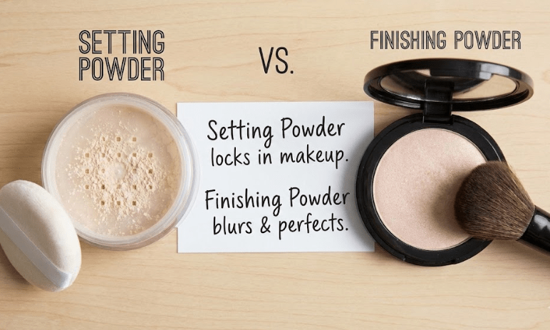 Setting Powder vs. Finishing Powder — What’s the Difference?