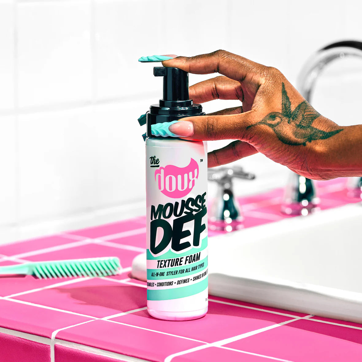 The Doux Mousse Def Texture Foam Curl Enhancer