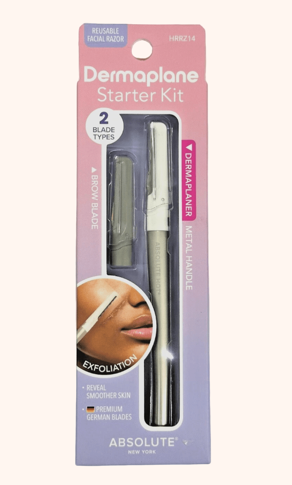 Absolute NewYork Dermaplane Starter Kit for Brows & Exfoliation