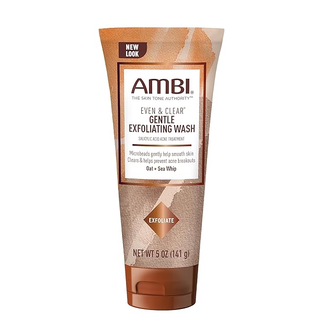 Ambi Even & Clear Gentle Exfoliating Wash – 5 oz