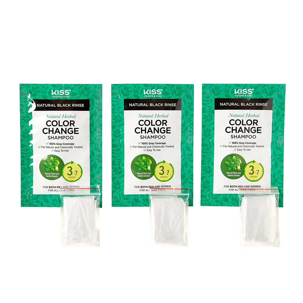 Red By Kiss Color Change Shampoo – 3PC Set