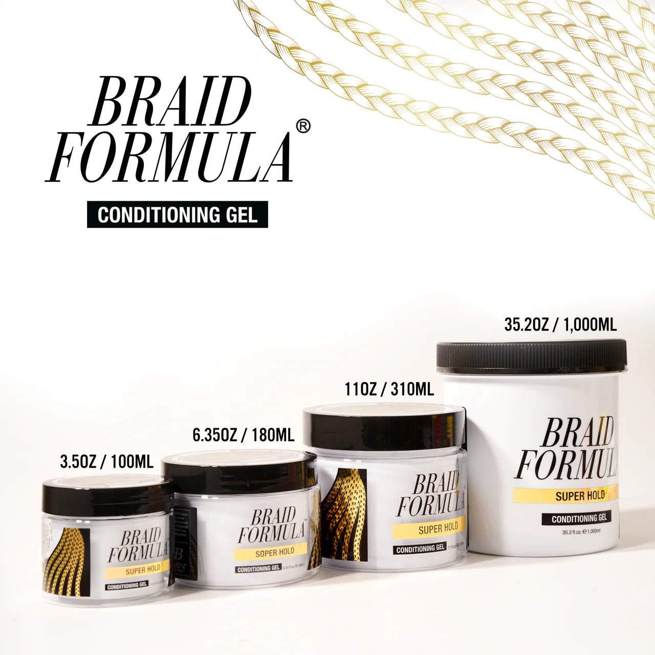 EBIN Braid Formula Gel – Super Hold