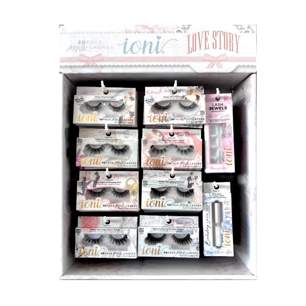 Ioni 3D Faux Mink Lashes Collection - Love Story