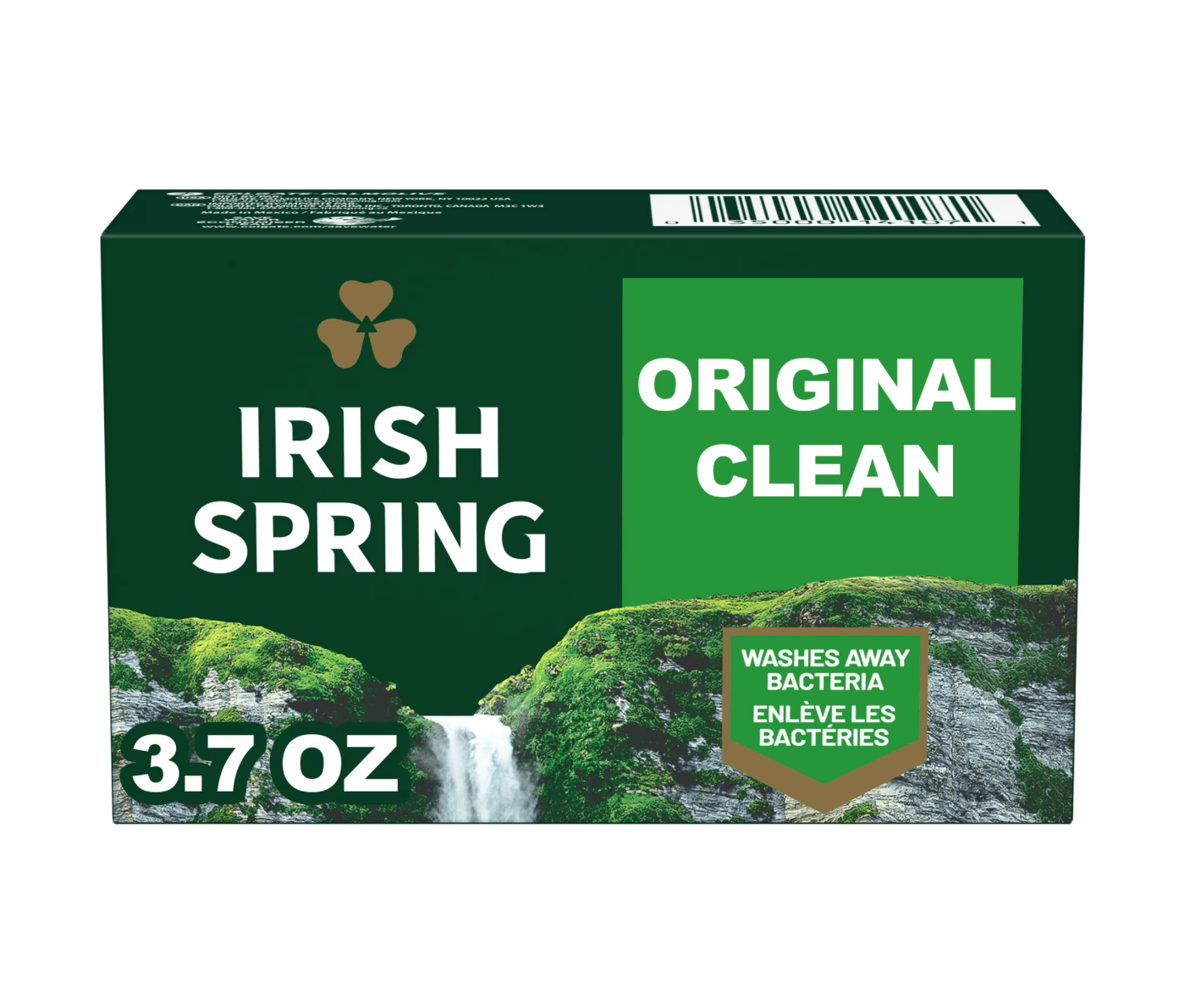 Irish Spring Deodorant Bar Soap for Men – 3.7oz