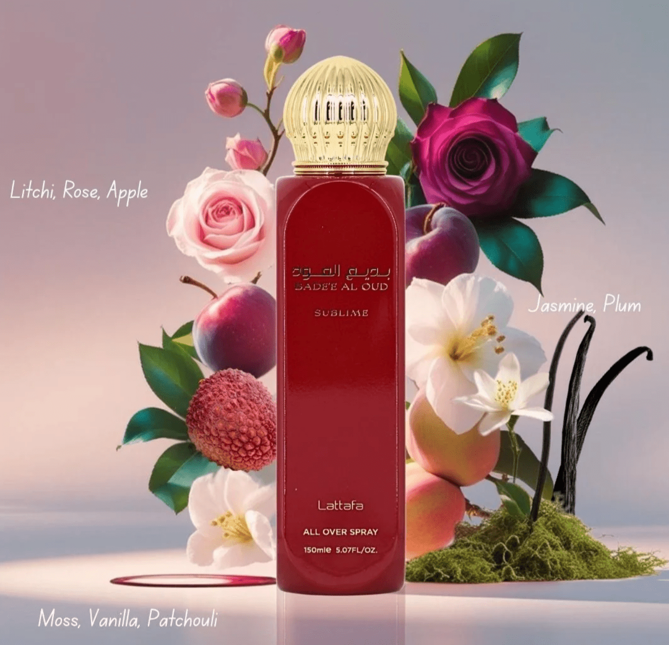 Lattafa Bad'ee Al Oud Sublime All Over Spray – 150ml