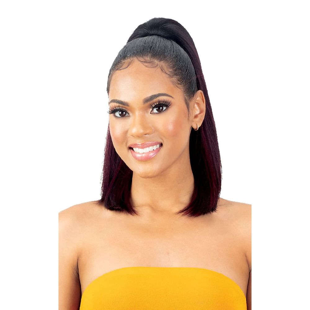 Mayde Beauty Candy Drawstring Ponytail – Jelly Dip 14”