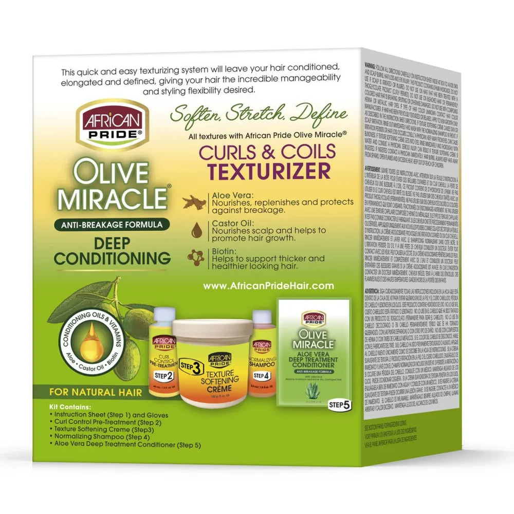 Olive Miracle Texturizer Kit – Anti-Breakage Formula