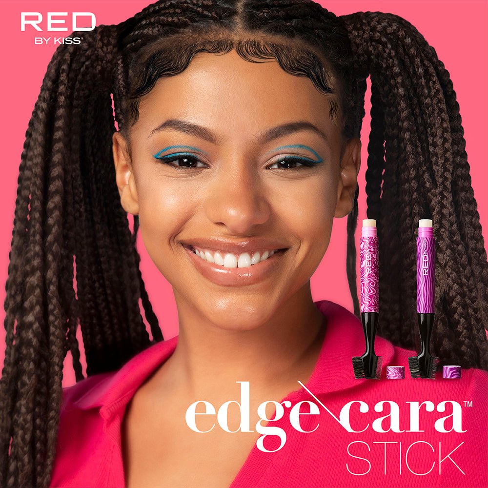 Red by Kiss – Edge Cara with Edge Fixer Wax