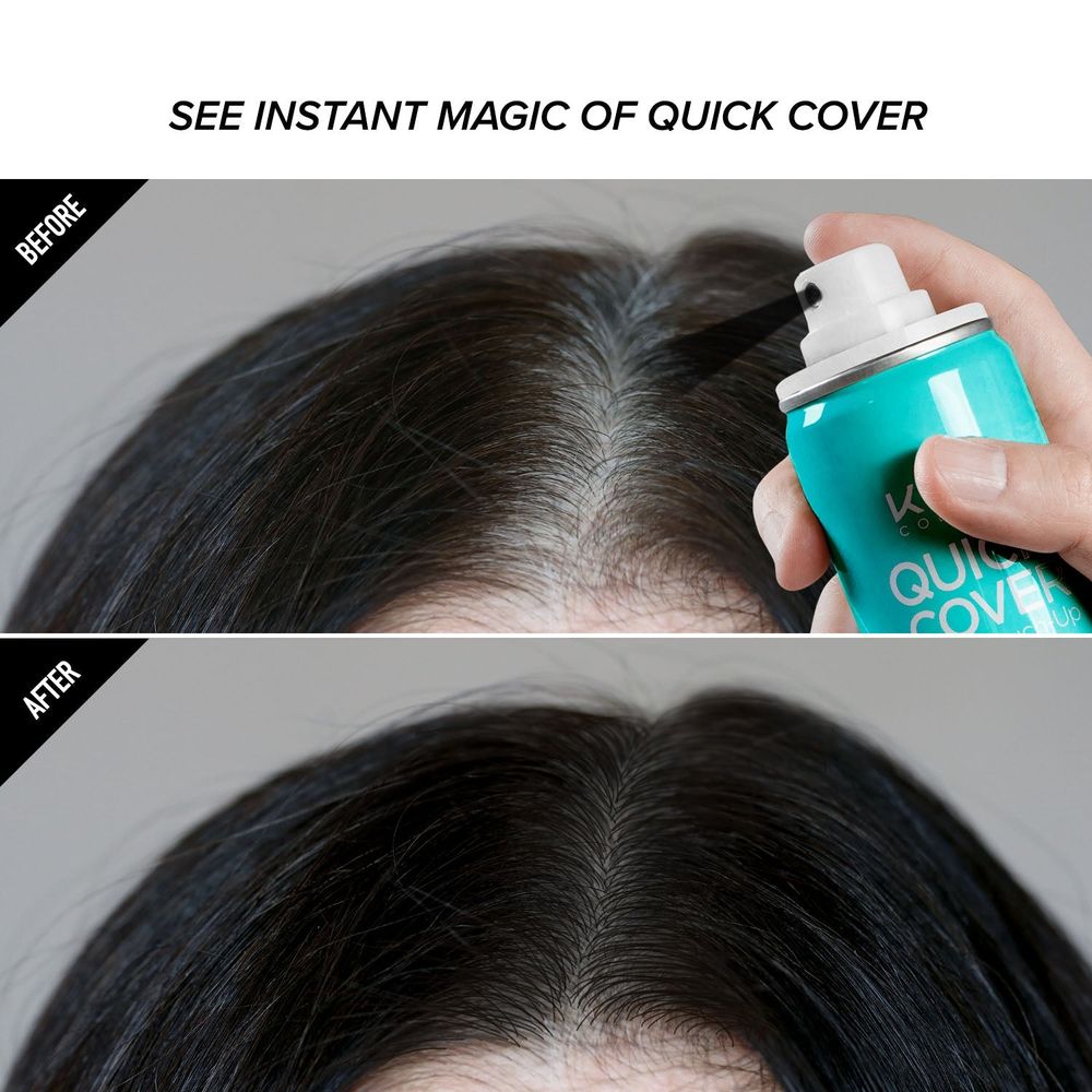 Red by Kiss Quick Cover Root Touch-Up Fiber Spray