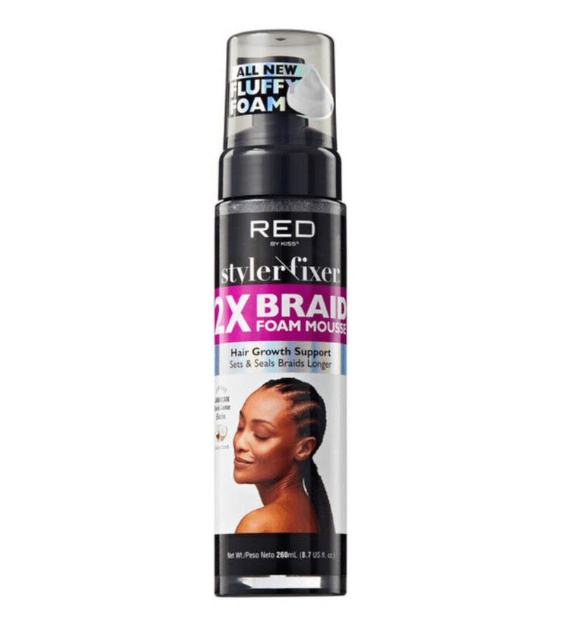 Red by Kiss Styler Fixer – Foam Mousse & Braid Sheen