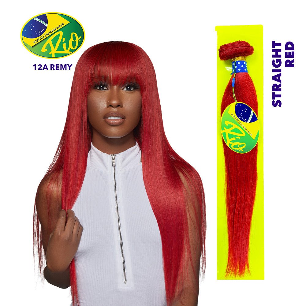 Rio Virgin Hair Single Bundle - Red Straight