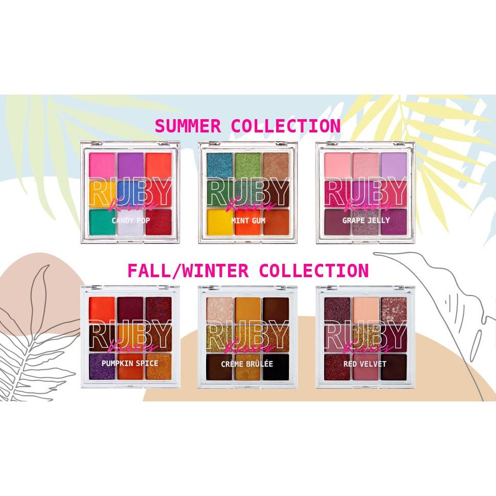 Ruby Kisses 9-Color Eyeshadow Palette