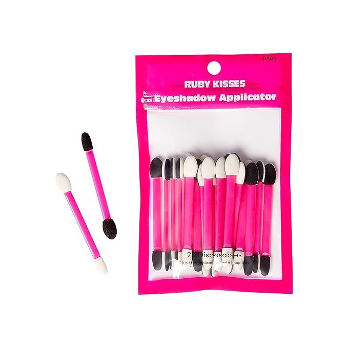 Ruby Kisses Dual-Sided Eyeshadow Applicators – 20 pcs