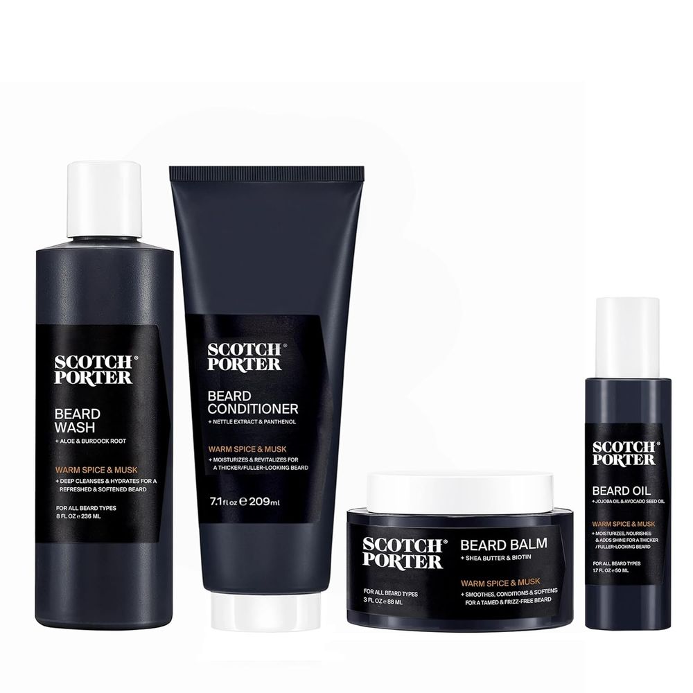 Scotch Porter Complete Beard & Hair Care Kit