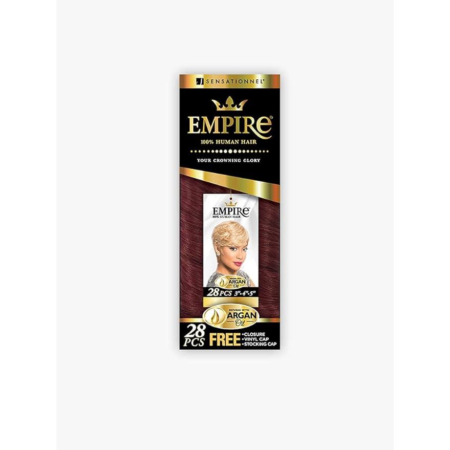 Sensationnel Empire Human Hair Curly Weave – 28 Pcs