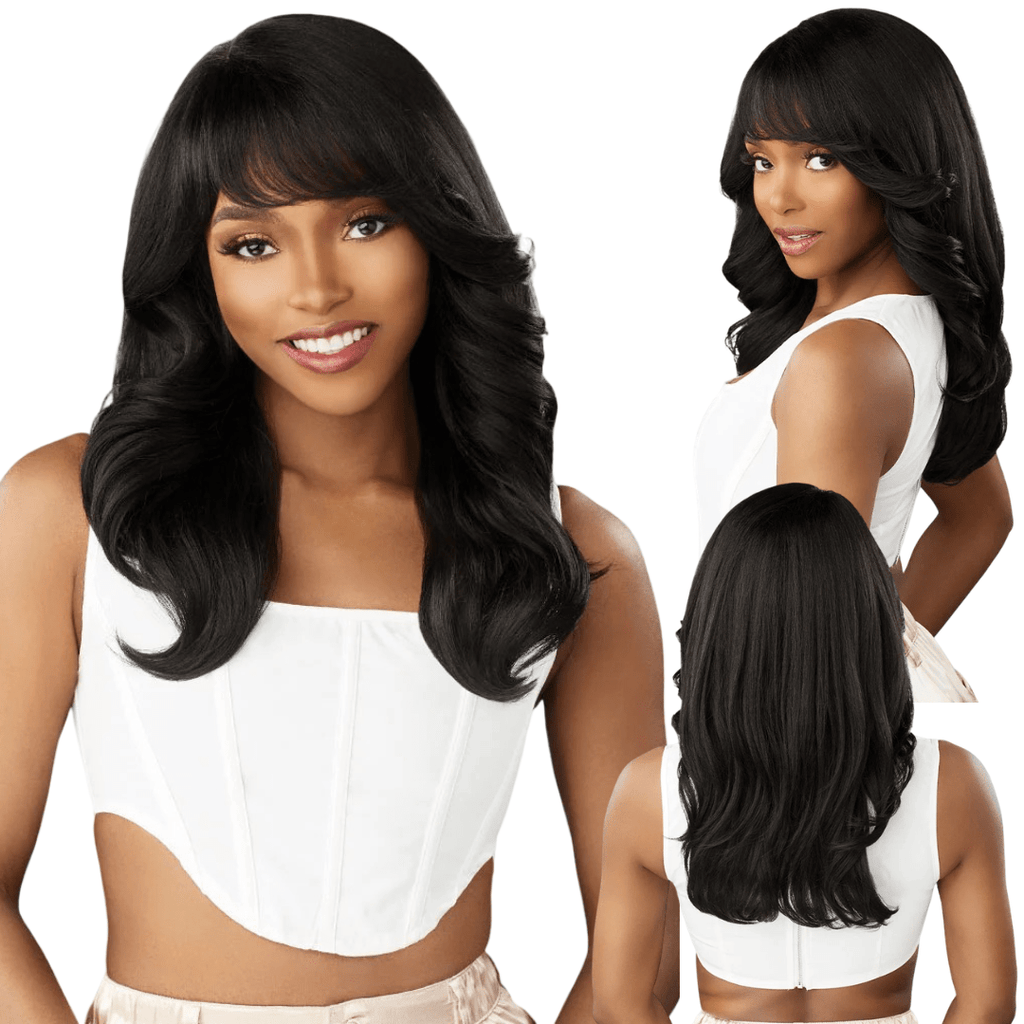 Sensationnel Glamzy Synthetic HD Lace Part Glueless Wig - Zandy