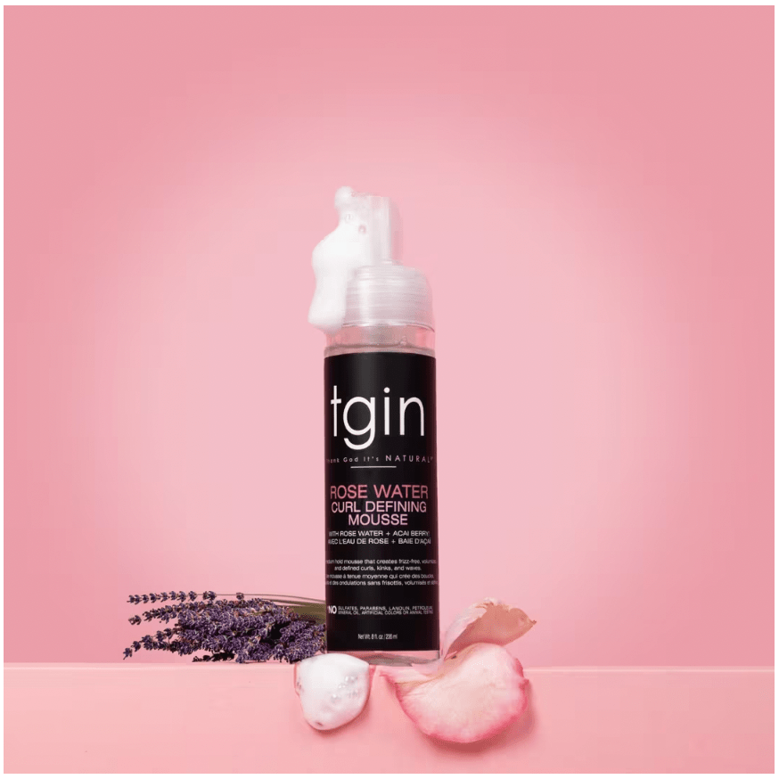 tgin Rose Water Defining Mousse – 8 fl oz