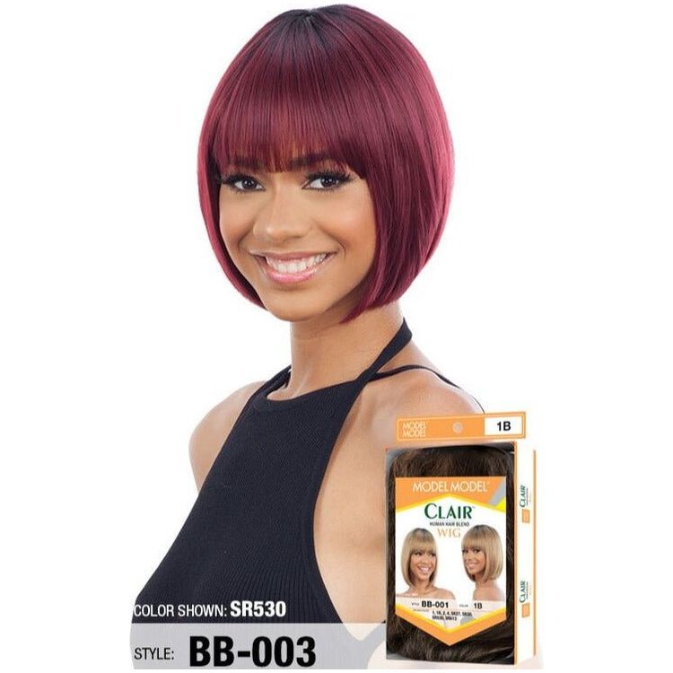 Synthetic & Human Blended Wigs | Best Human Synthetic Blend Short Wigs ...