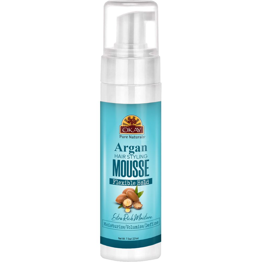 OKAY Argan Hair Styling - Mousse 7.5oz