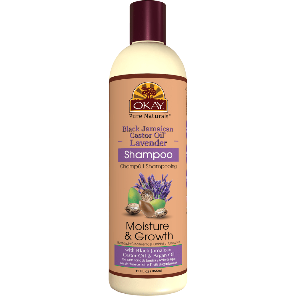 OKAY Black Jamaican Castor Oil & Lavender Shampoo - 12oz