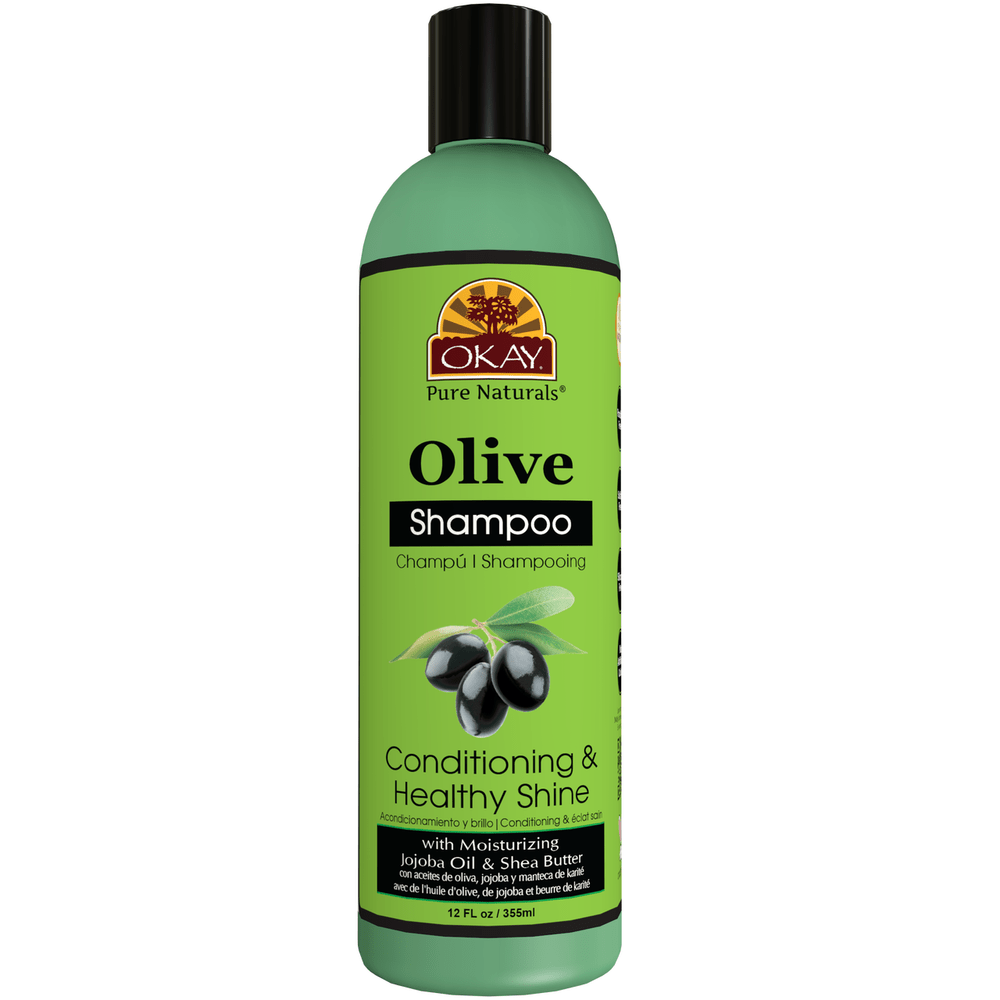 OKAY Pure Naturals OLIVE OIL SHAMPOO - 12oz