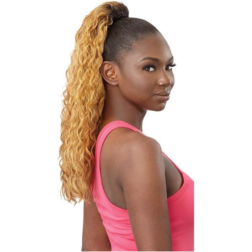 Outre Pretty Quick Synthetic Drawstring Ponytail - Natural Wave 22"